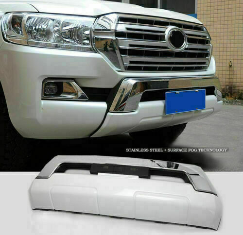 For Toyota Land Cruiser LC200 2016-2021 ABS Chrome Front Bumper Guard ...