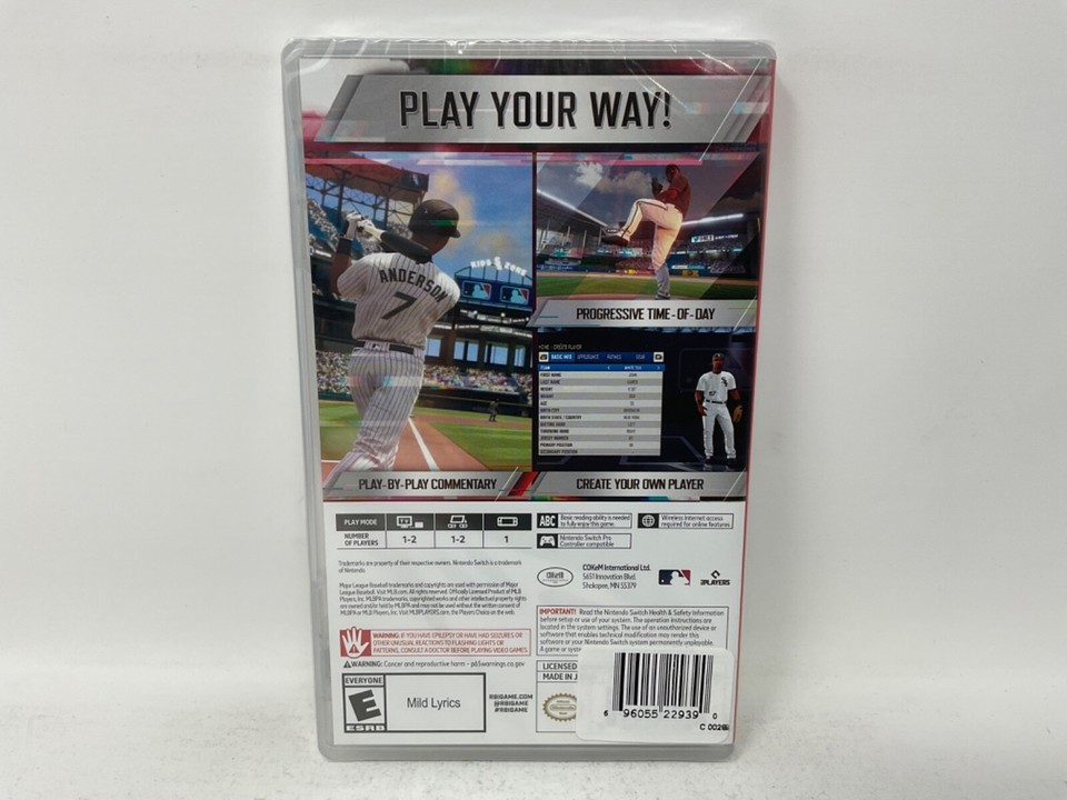 MLB RBI Baseball 21 - Nintendo Switch, 2021 R.B.I. 696055229390 | eBay