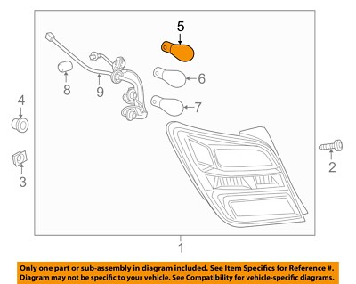Chevrolet GM OEM Stop Lamp Bulb 13596816 | eBay