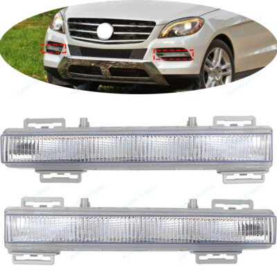 L&R Front Fog Light a For Mercedes Benz ML W166 ML350 GLK X204 GLK300 ...