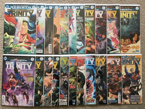 Trinity Rebirth Comic Lot. Complete Series. Batman Superman Wonder ...