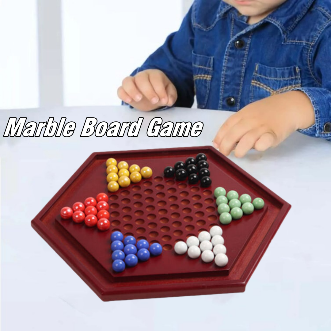 Wooden Chinese Checkers Halma Board Game Classic Strategy Game 60 ...