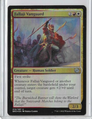 MTG Fallaji Vanguard FOIL The Brothers' War (BRO) Uncommon #210/287 ...