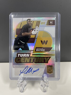 PHIDARIAN MATHIS RC 2022 Donruss Elite Turn of the Century AUTO /199 ...