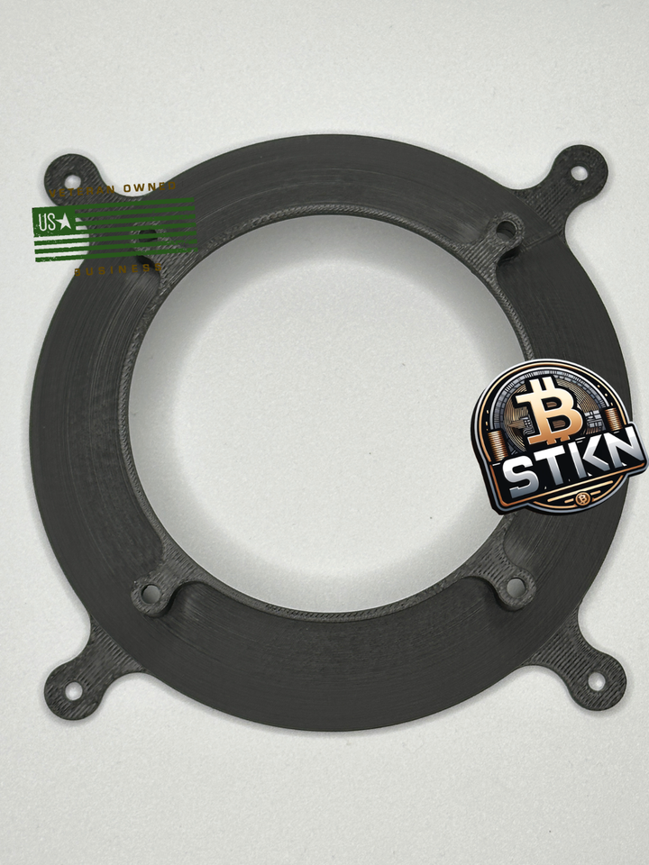 2-PACK 80mm to 120mm Fan Adapter Flow Converter PC Mod Custom Panel ...