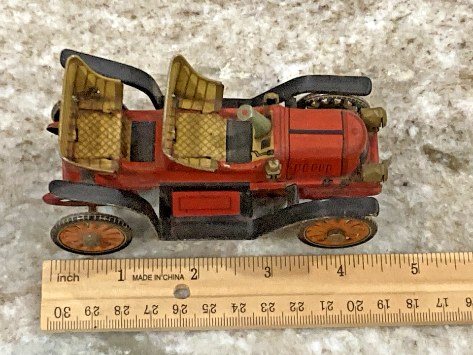 TKK Tin Lizzy Roadster Tin Friction Old Timer Touring Car Tin Litho ...