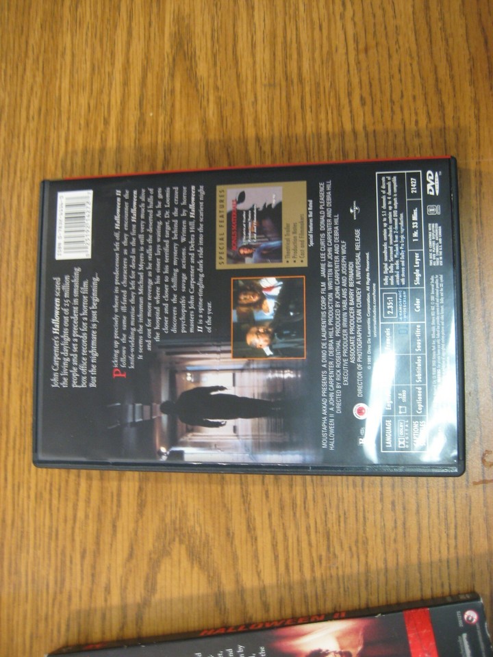 Halloween II 2 2001 Limited Ed. Glow In The Dark Slipcover Art Horror ...