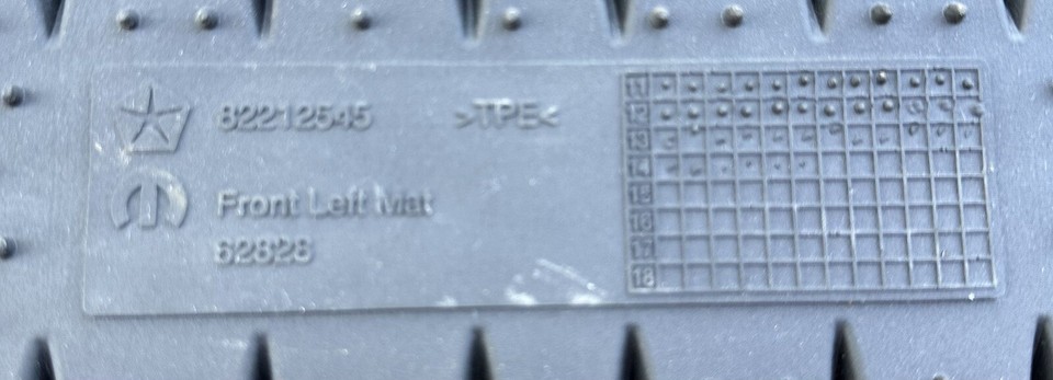 82212545AB All Weather Slush Floor Mats Dodge Challenger RWD (2011-23 ...