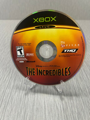 The Incredibles Original Xbox - Disc Only Game Tested 752919520352| eBay