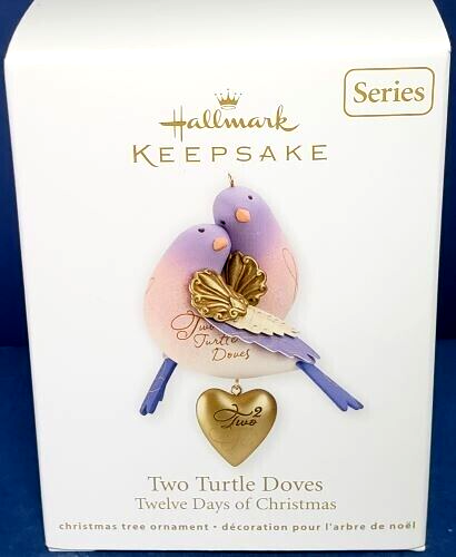 2012 Two Turtle Doves Hallmark Series Christmas Ornament | eBay