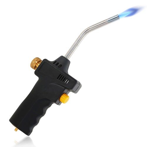 BISupply Propane Torch Head with Igniter Flame - Gas Hand Torch Fire ...