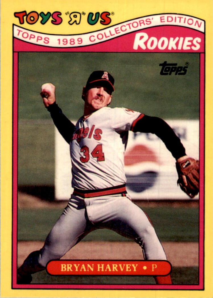 1989 Topps Toys'R'Us Rookies Bryan Harvey Baseball Cards #13 | eBay