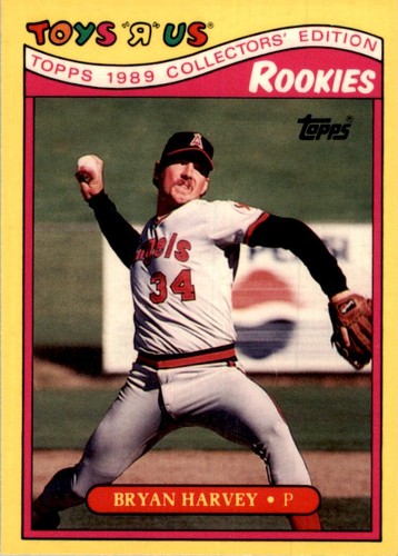 1989 Topps Toys'R'Us Rookies Bryan Harvey Baseball Cards #13 | eBay