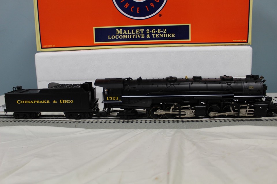 LIONEL TMCC CHESAPEAKE & OHIO 2-6-6-2 MALLET STEAM ENGINE 6-28075! O ...