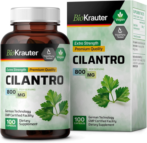 Cilantro Supplement - Organic Cilantro Capsules - Rich Source of ...