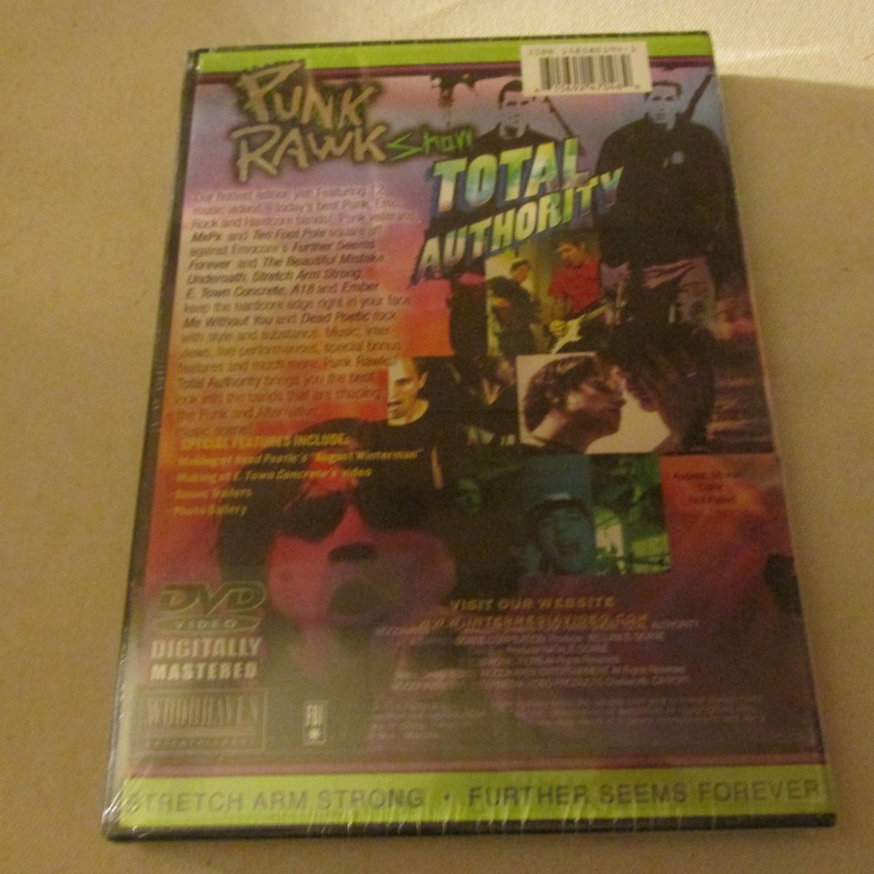 Punk Rawk Show - Total Authority (DVD, 2003) New Factory Sealed ...