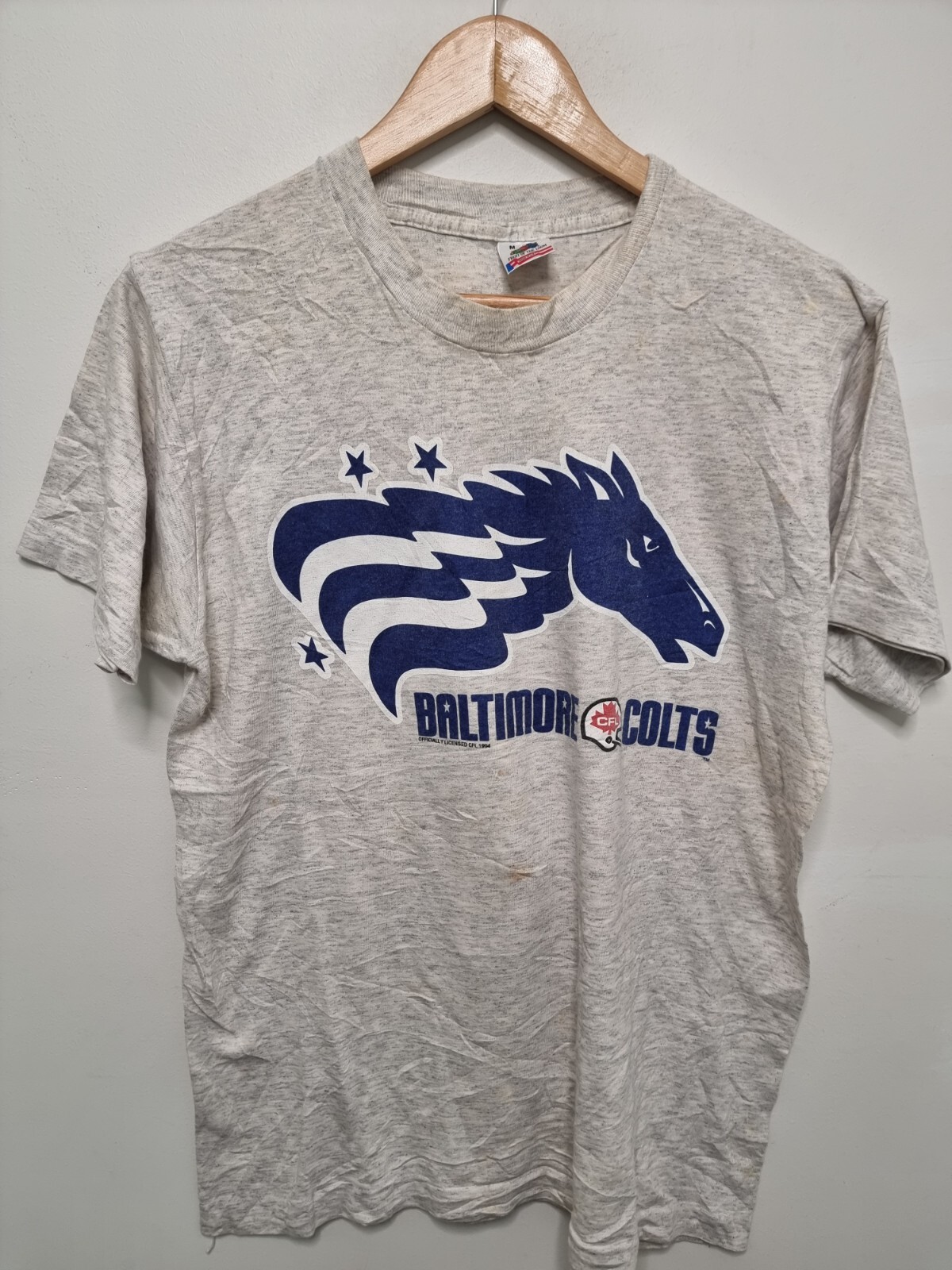 vintage Baltimore colts shirt adult size medium grey… - Gem