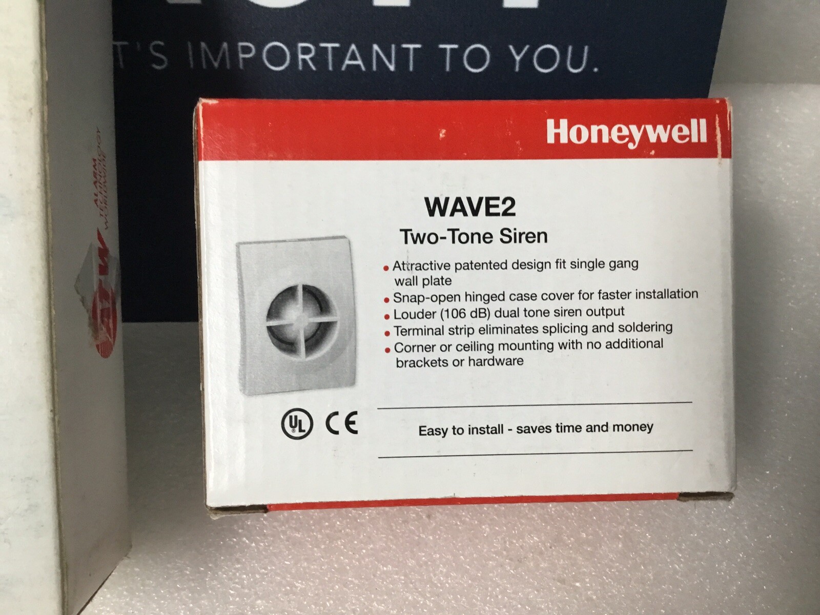 Lot of 2 Honeywell Wave2 & ATW FS66 Siren See Pictures For More Details ...