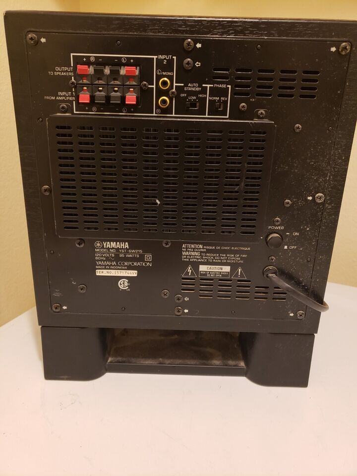 Yamaha YST-SW216 Active Subwoofer Home Theater 12" - TESTED - | eBay