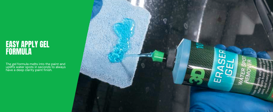3D Eraser Gel Hard Water Spot Remover For Cars, Glass, Paint, Mirrors ...