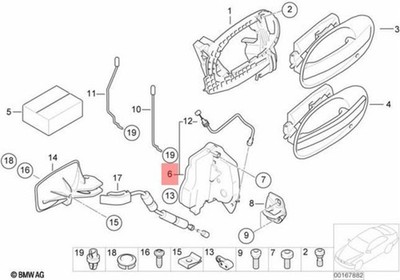 Genuine BMW Alpina B7 E65 E66 730d 730i Lock Complete Rear Left ...