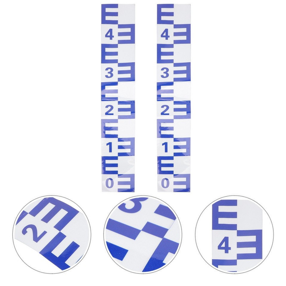 2pcs Water Level Sticker Water Level Gauge Self-adhesive Water Level ...