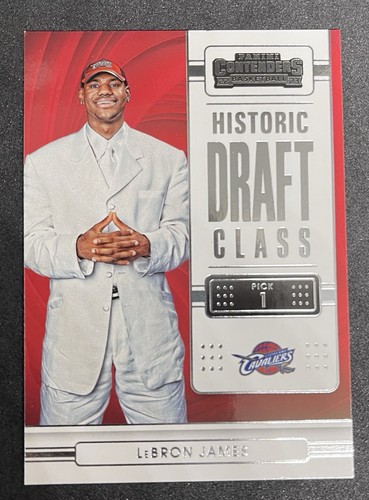2022-23 Panini Contenders LeBron James Historic Draft Class Cavaliers Lakers | eBay