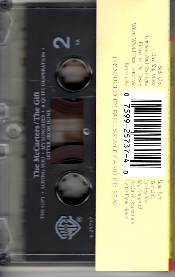 The McCarters The Gift 1988 Cassette Country Folk Rock Western | eBay