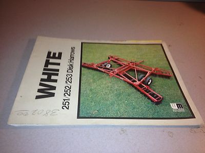White 251/252/253 Disk Harrows Brochure | eBay