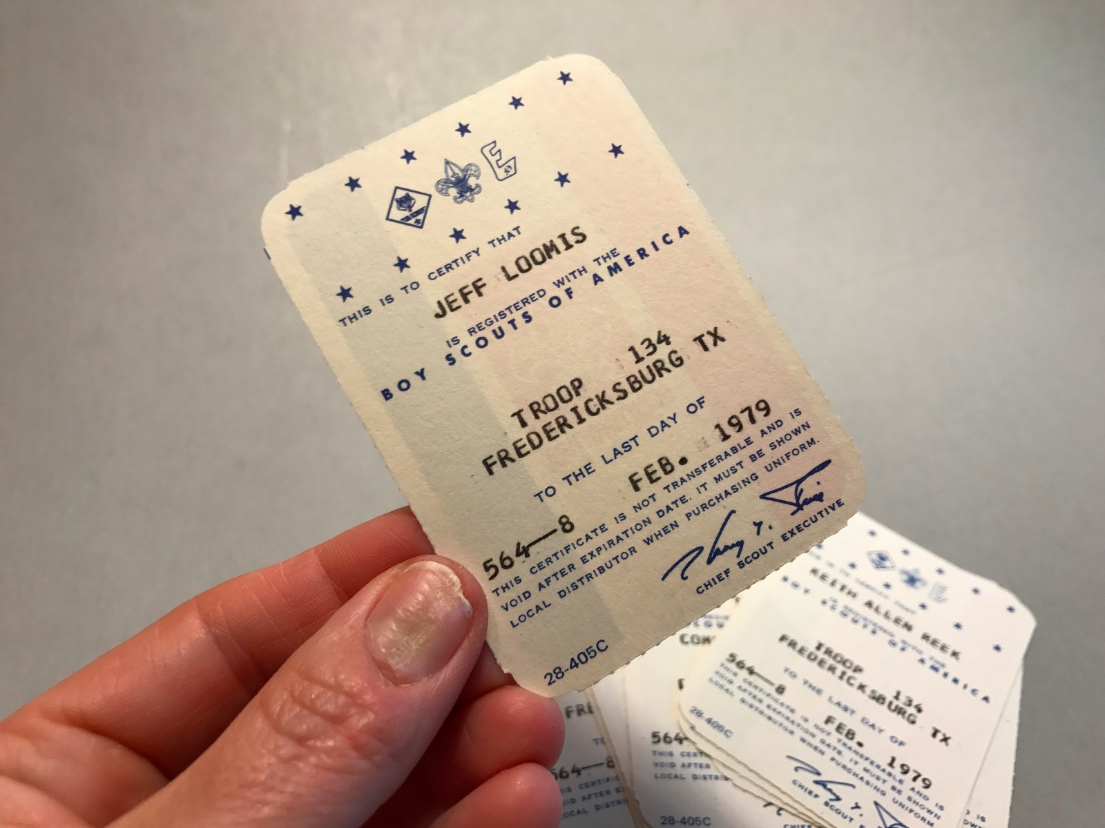 VINTAGE BOY SCOUT CARD, Membership card, BSA Card, paper ephemera ...