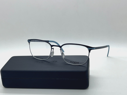 FLEXON B2007 412 NAVY 50-19-145MM FLEXIBLE TITANIUM OPTICAL EYEGLASSES ...