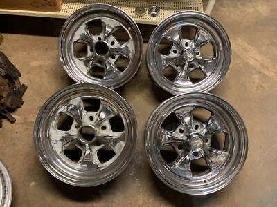 4 KEYSTONE KLASSIC 15x7 WHEELS 5 LUG MULTI 4.5, 4.75, 5 INCH UNI-LUG ...