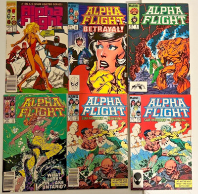 Alpha Flight Vol1 8,9,14,15,15 Special 1 lot of 6 books | eBay