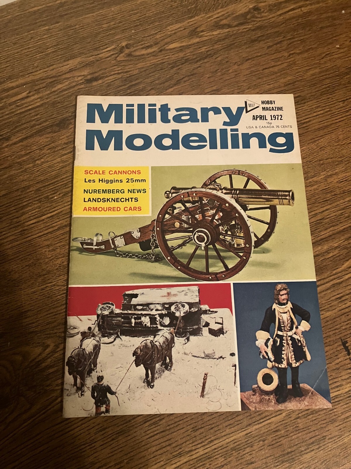 Vintage Back Issue of Military Modelling Magazine - April 1972 | eBay