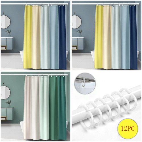 Solid Color Simple Decoration Series Shower Curtain Tarp Bathroom ...