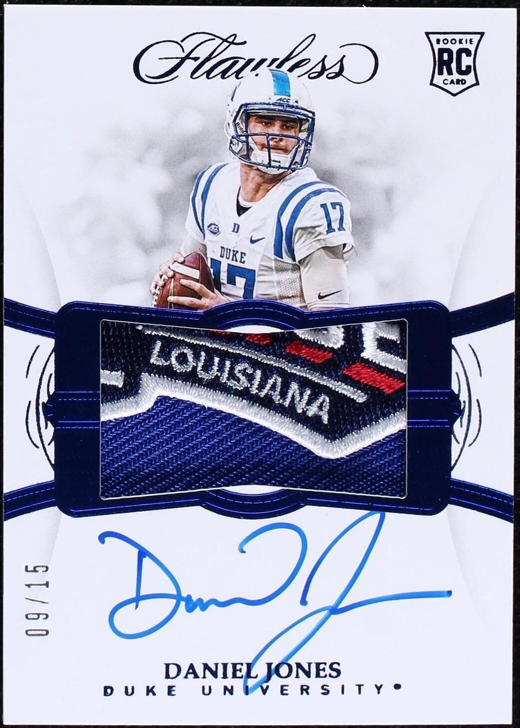 2019 Panini Flawless Collegiate - Flawless Rookie Patch Autographs ...