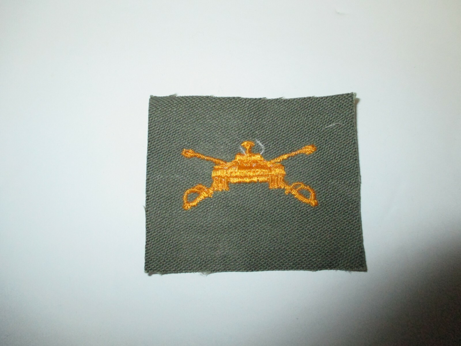 e0484 US Army Vietnam Cloth Branch Emblem Armored Officer IR15F | eBay