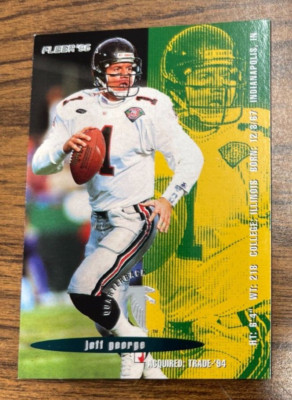 1995 Fleer Card # 18 Jeff George - Atlanta Falcons | eBay
