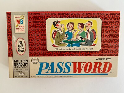 Vintage Game Password Vol 5 1962 | eBay