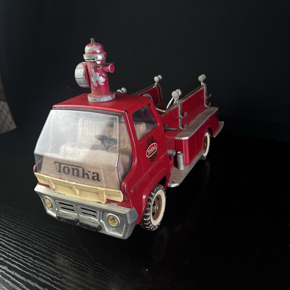 Vintage 1960s Tonka Gas Turbine Pumper Fire Truck Pressed Steel | eBay