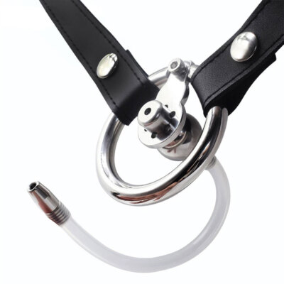 Inverted Men Chastity Cage Plug with 22mm Solid Metal Ball Sissy ...