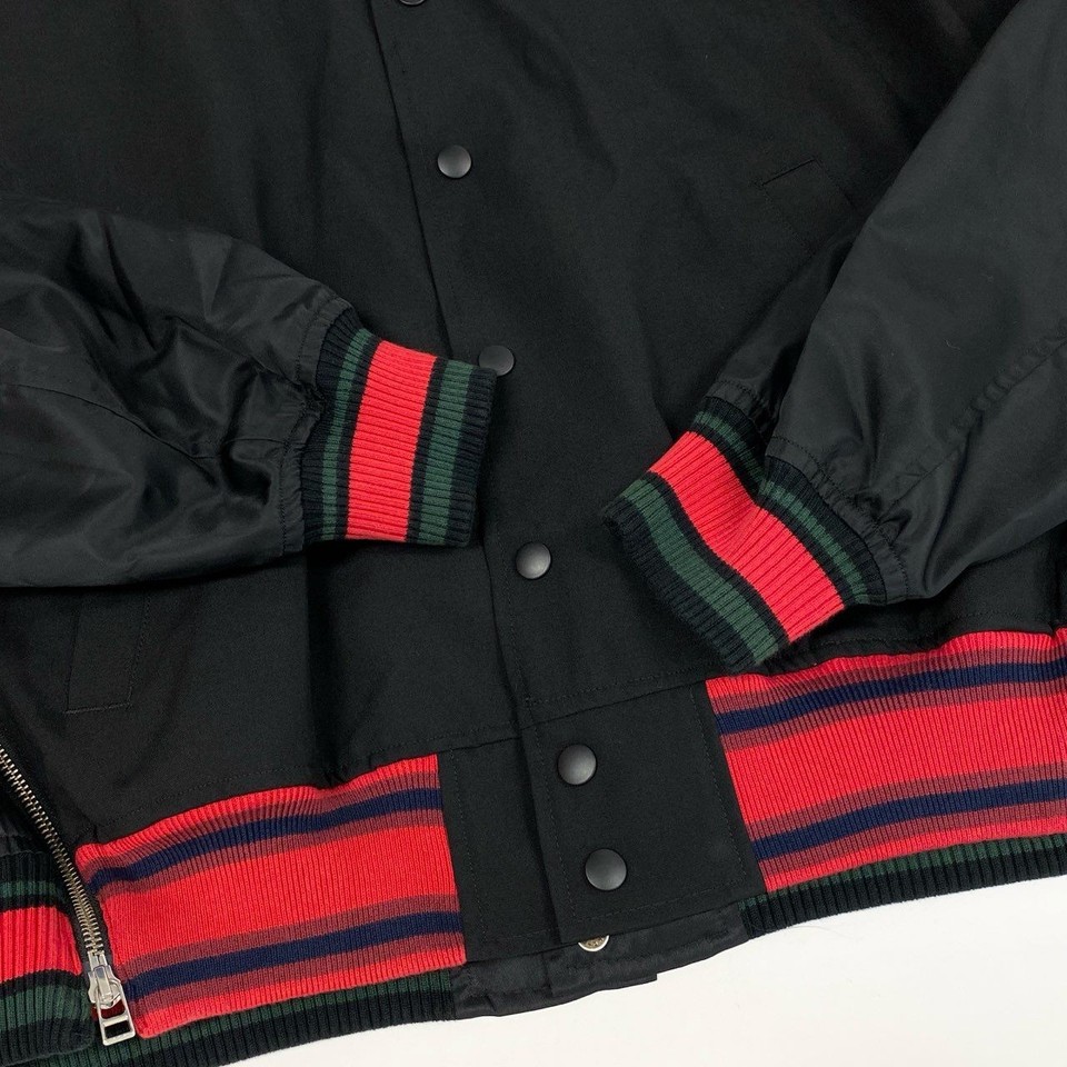 Facetasm Varsity Jacket Stadium Zip Design Arm Logo Patch Fnt-Jk-M13 4 ...