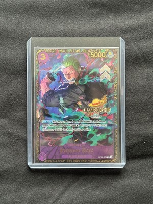 One Piece TCG - Roronoa Zoro Top 16 Championship 2025 (OP09-076) | eBay
