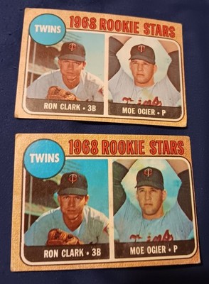 (2) 1968 Topps Rookie Stars Twins Ron Clark / Moe Ogier | eBay