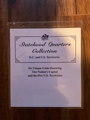 D.C. and U.S. Territories PCS Statehood P&D Quarter Collection Sheet | eBay