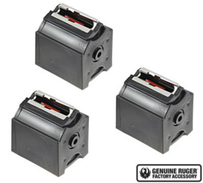 Ruger BX-1 10/22 Rotary Magazine 10 Round .22 LR Mag Value 3 Pack-90451 ...