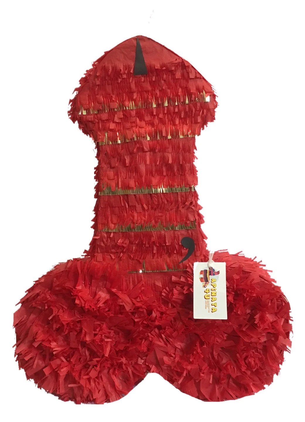 Pecker Pinata 20" Tall Red Color Bachelor Bachelorette Party Favors Gag ...