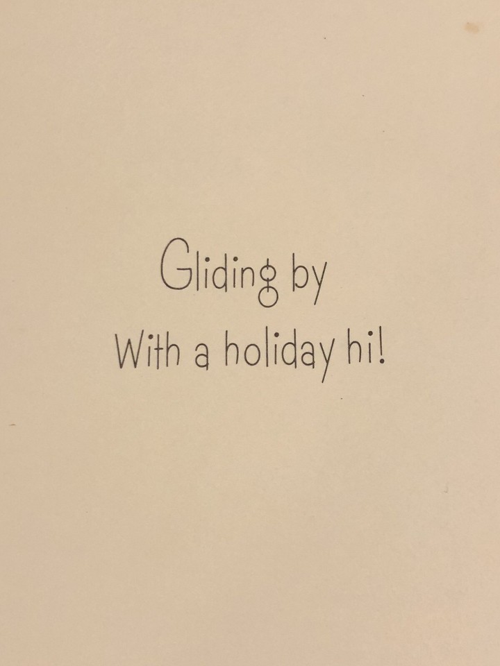 Vintage Hallmark Charmers Mary Hamilton Christmas Card ~ Boy & Girl Ice ...