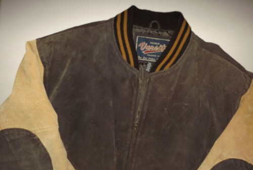VARSITY PRINCETON NJ MENS XL LETTERMANS -LEATHER SLEEVES Jacket V733 | eBay