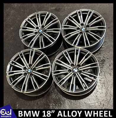 FOR BMW 1 2 3 4 5 SERIES G20 G22 G30 F40 F44 GENUINE USED 18" ALLOY ...